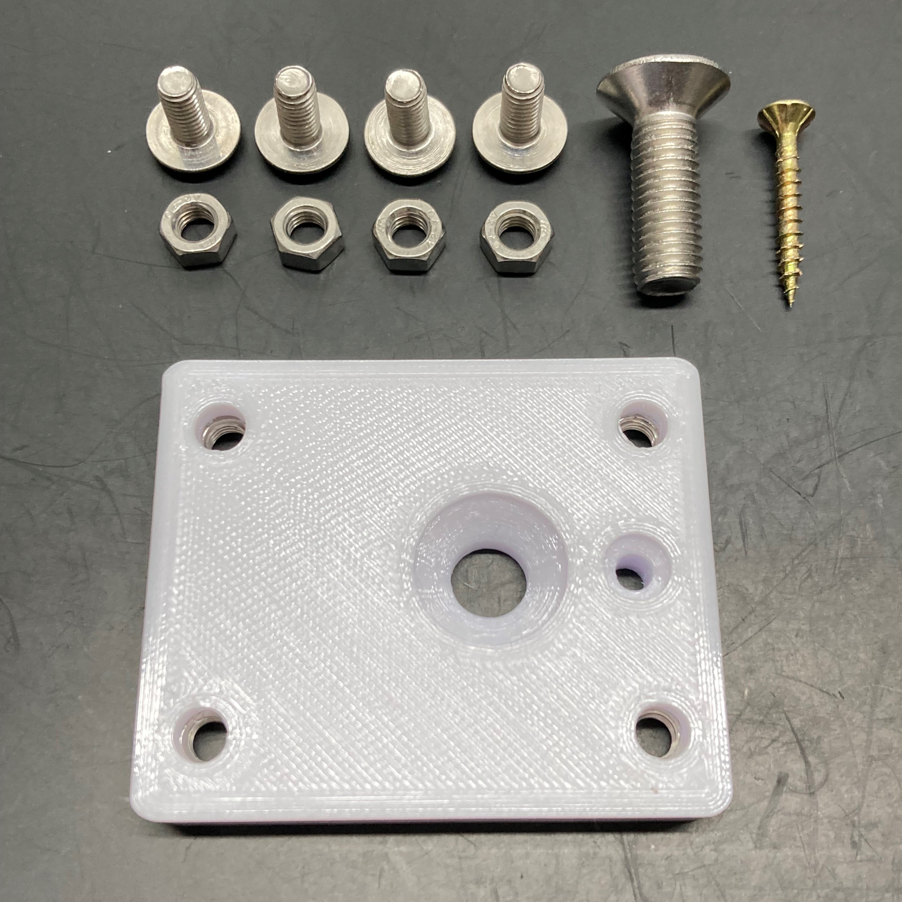 Castor adapter plate by ArminL | Download free STL model | Printables.com