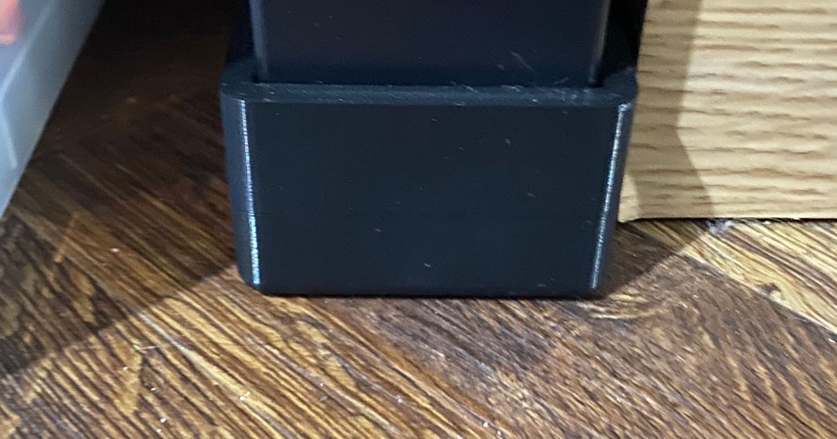 Simple Ikea Lack 20mm Riser by ScottP | Download free STL model ...