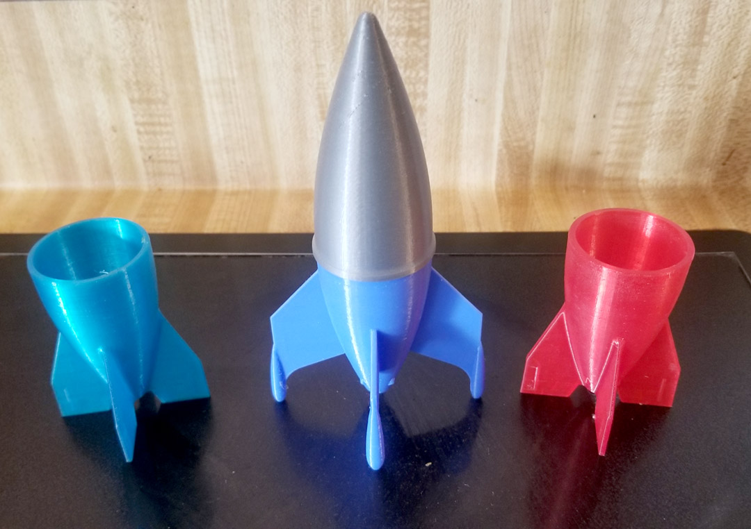 Rocket Shot Glasses by Jamie Claye | Download free STL model ...