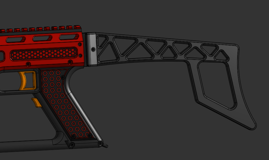 Ares- A compact flycore powered blaster by ReptilianSnail | Download ...