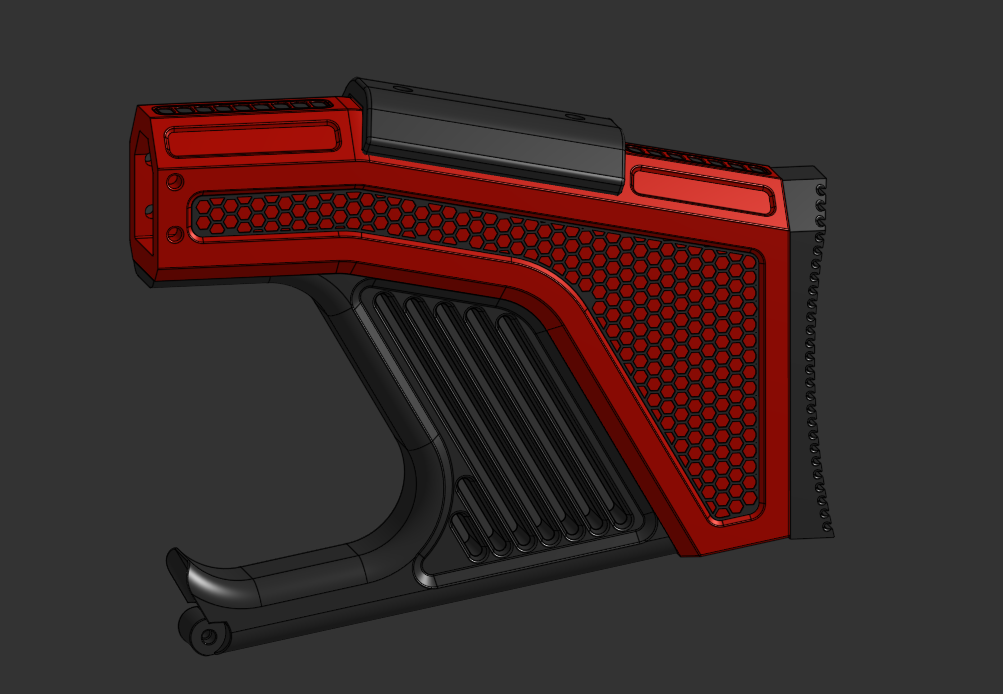 Ares- A compact flycore powered blaster by ReptilianSnail | Download ...