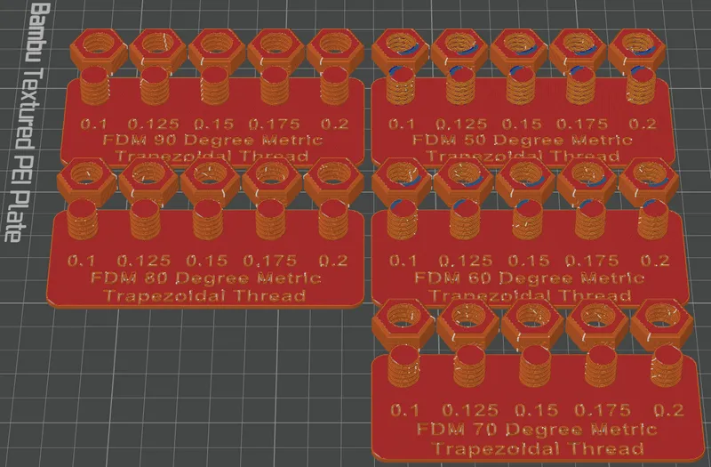 Fusion 360 FDM threads test piece by NovemberKou | Download free STL ...