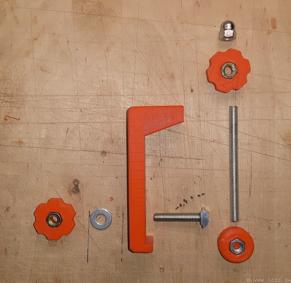 Clamp holder for a 3018 CNC milling / engraving machine by 3D-Muc ...