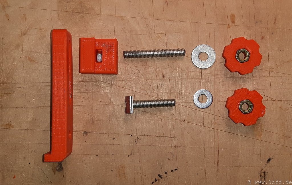 Clamp holder for a 3018 CNC milling / engraving machine by 3D-Muc ...