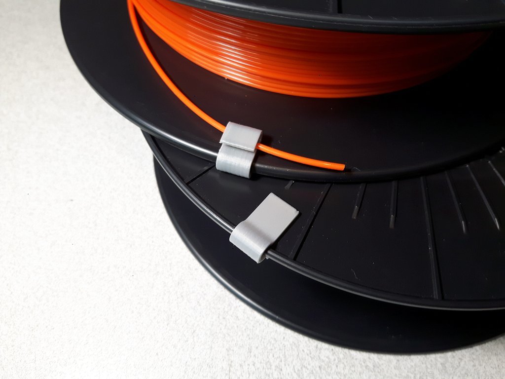 Filament clamp / clip for spool - 1,75 mm by 3D-Muc | Download free STL ...