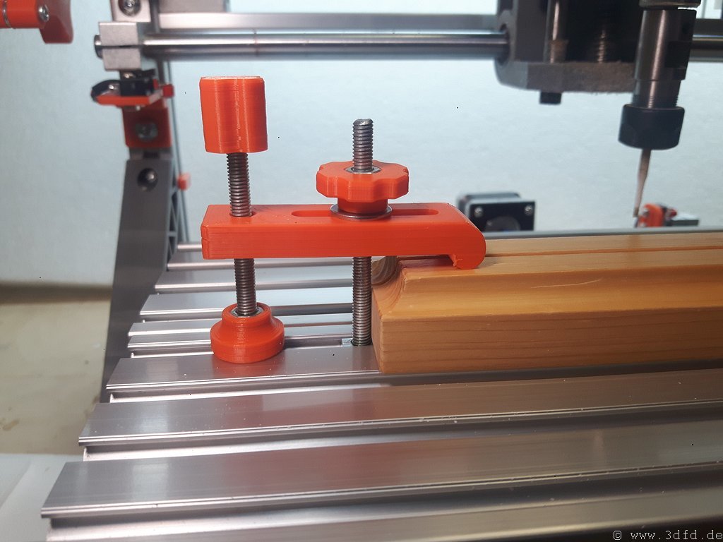 Clamp holder for a 3018 CNC milling / engraving machine Ver.2 by 3D-Muc ...