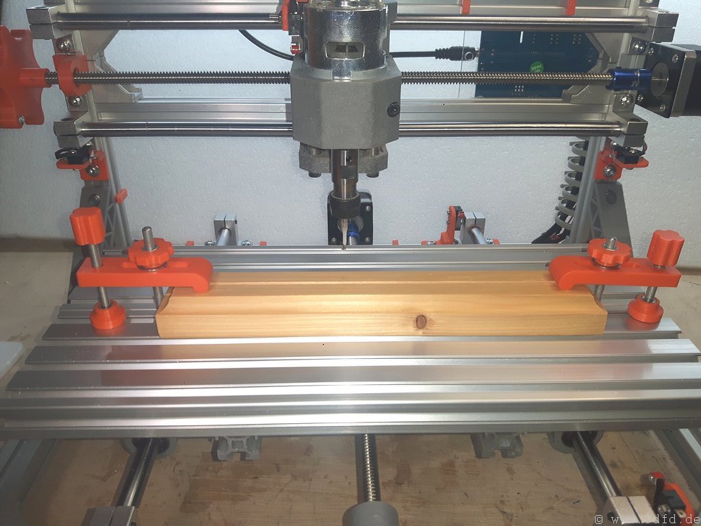 Clamp holder for a 3018 CNC milling / engraving machine Ver.2 by 3D-Muc ...
