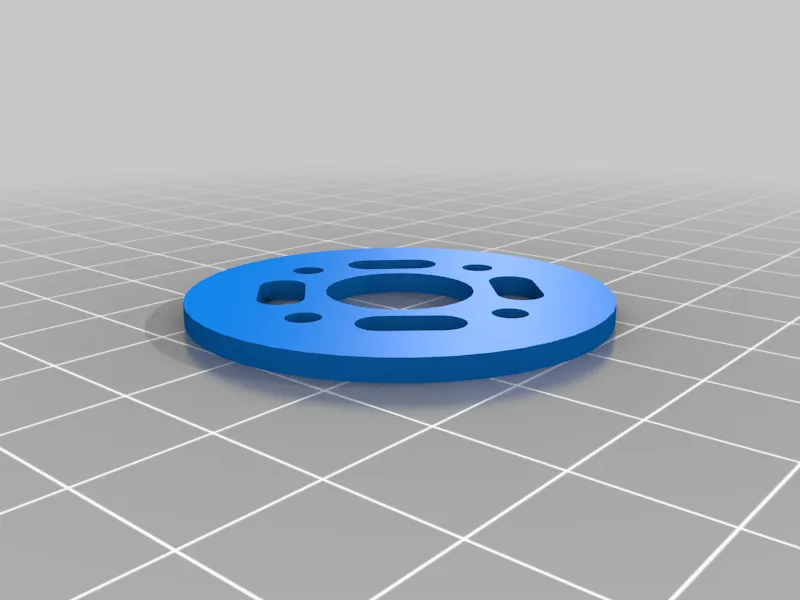Brushless Motor GliderDrive 40mm Template by 3D-Muc | Download free STL ...
