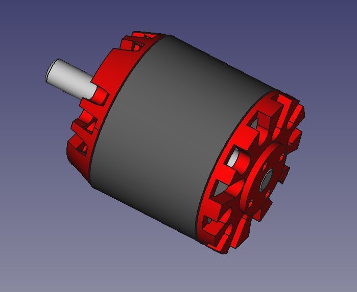 EMP N6964 9T 230kv Brushless Motor by 3D-Muc | Download free STL model ...