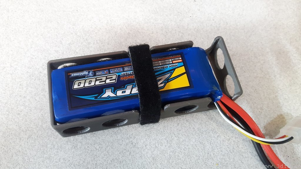 Battery Case Holder for LiPo by 3D-Muc | Download free STL model ...