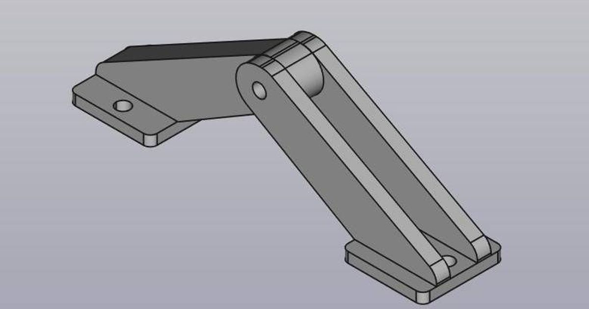 RC landing flaps hinge - Ver.2 by 3D-Muc | Download free STL model ...