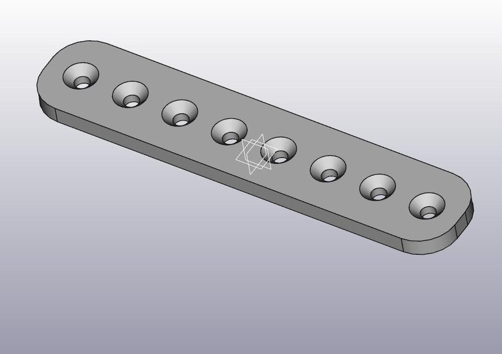 template for equal length of rods for delta 3D printer by 3D-Muc ...