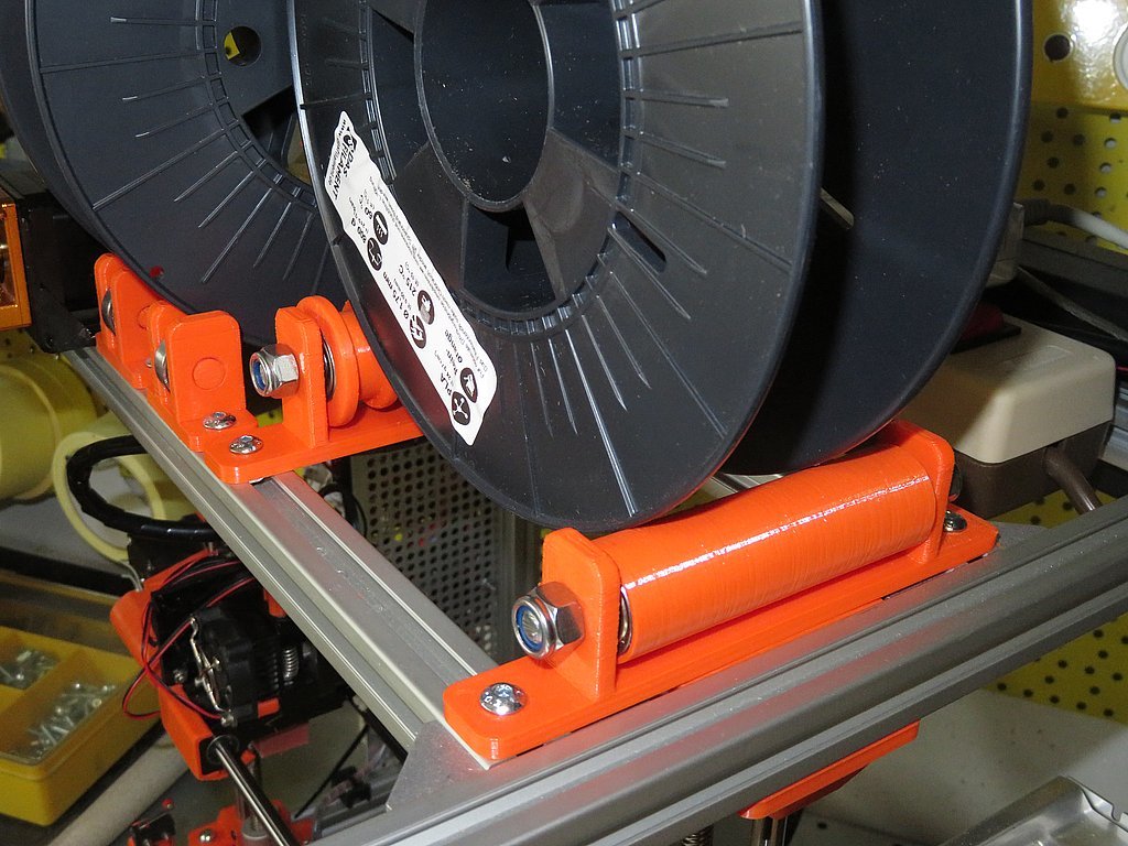 Universal Filament Spool Holder V2 by 3D-Muc | Download free STL model ...
