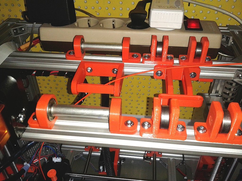 Filament spool holder for Anet A6 Evolution cube or other Alu 2020 by ...