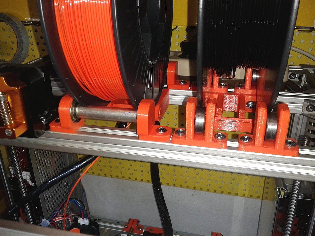 Filament spool holder for Anet A6 Evolution cube or other Alu 2020 by ...