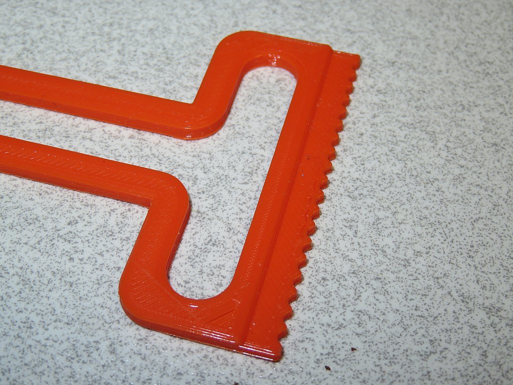 glue adhesive spatula with grooves by 3D-Muc | Download free STL model ...