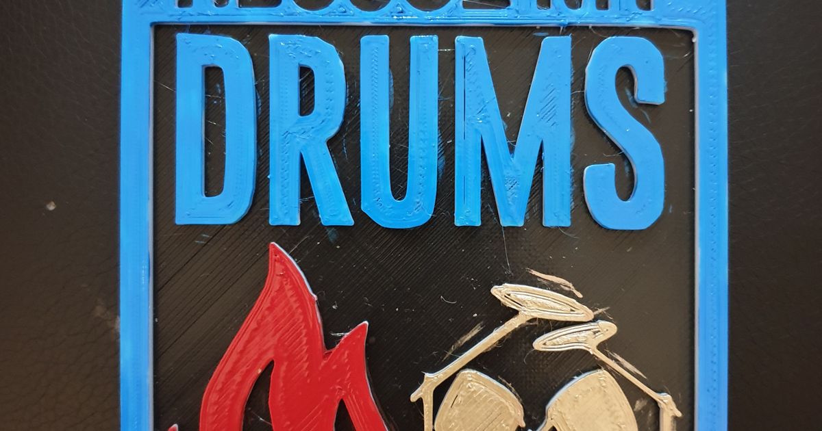 Rescue my Drums von Rayner | Kostenloses STL-Modell herunterladen ...