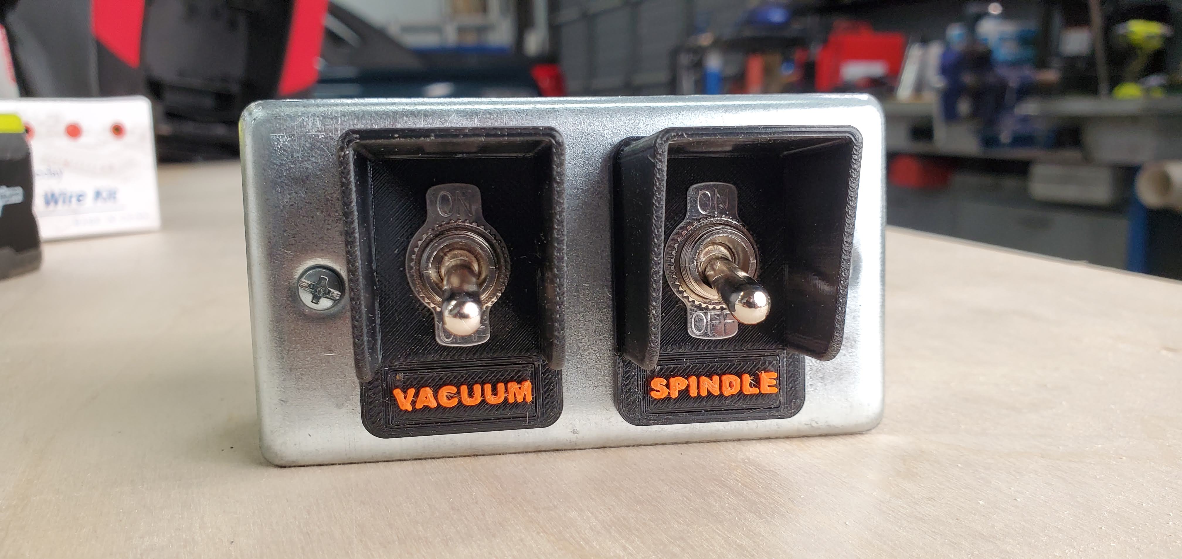 Toggle Switch Guard with Label by SafetyGlassesRequired | Download free ...