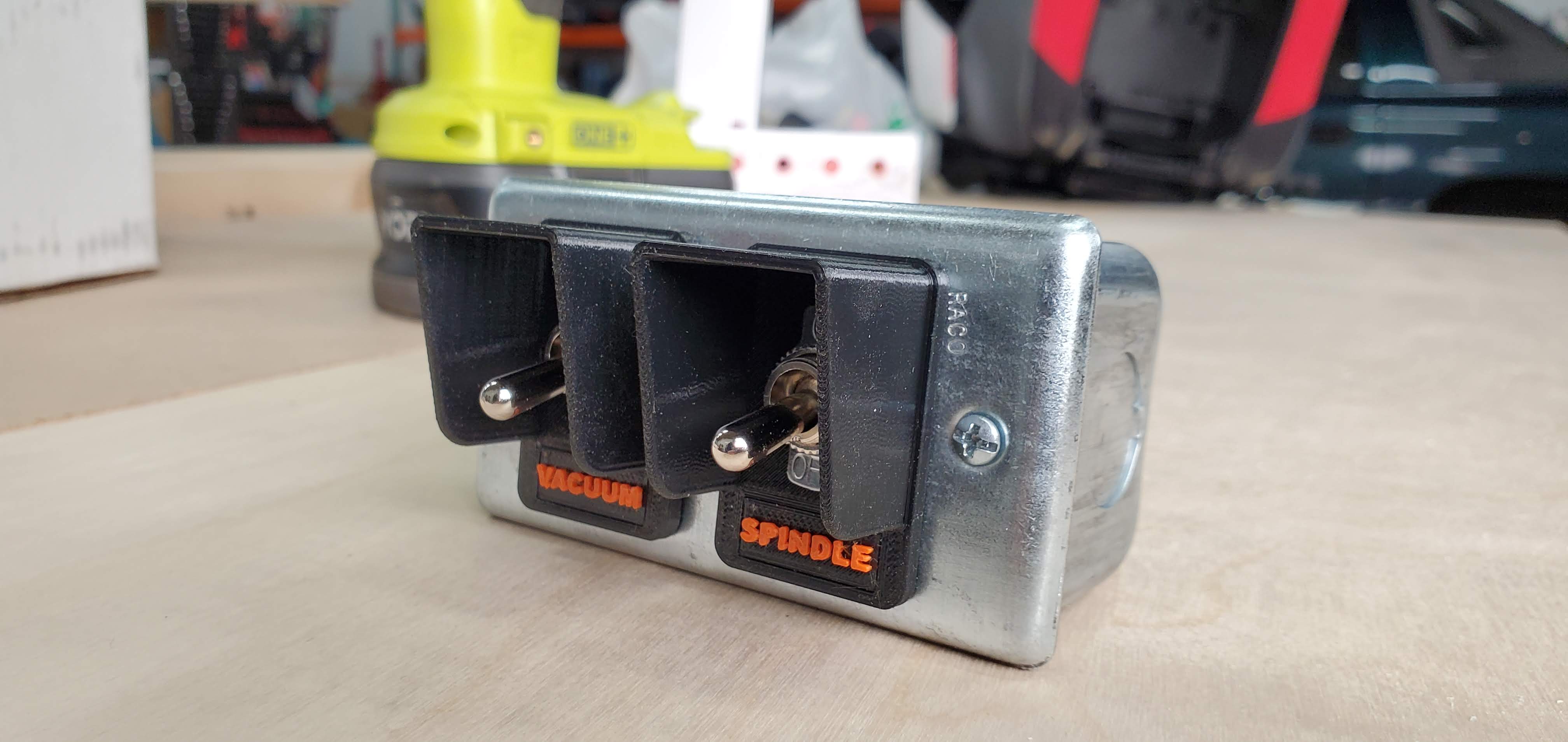 Toggle Switch Guard with Label by SafetyGlassesRequired | Download free ...