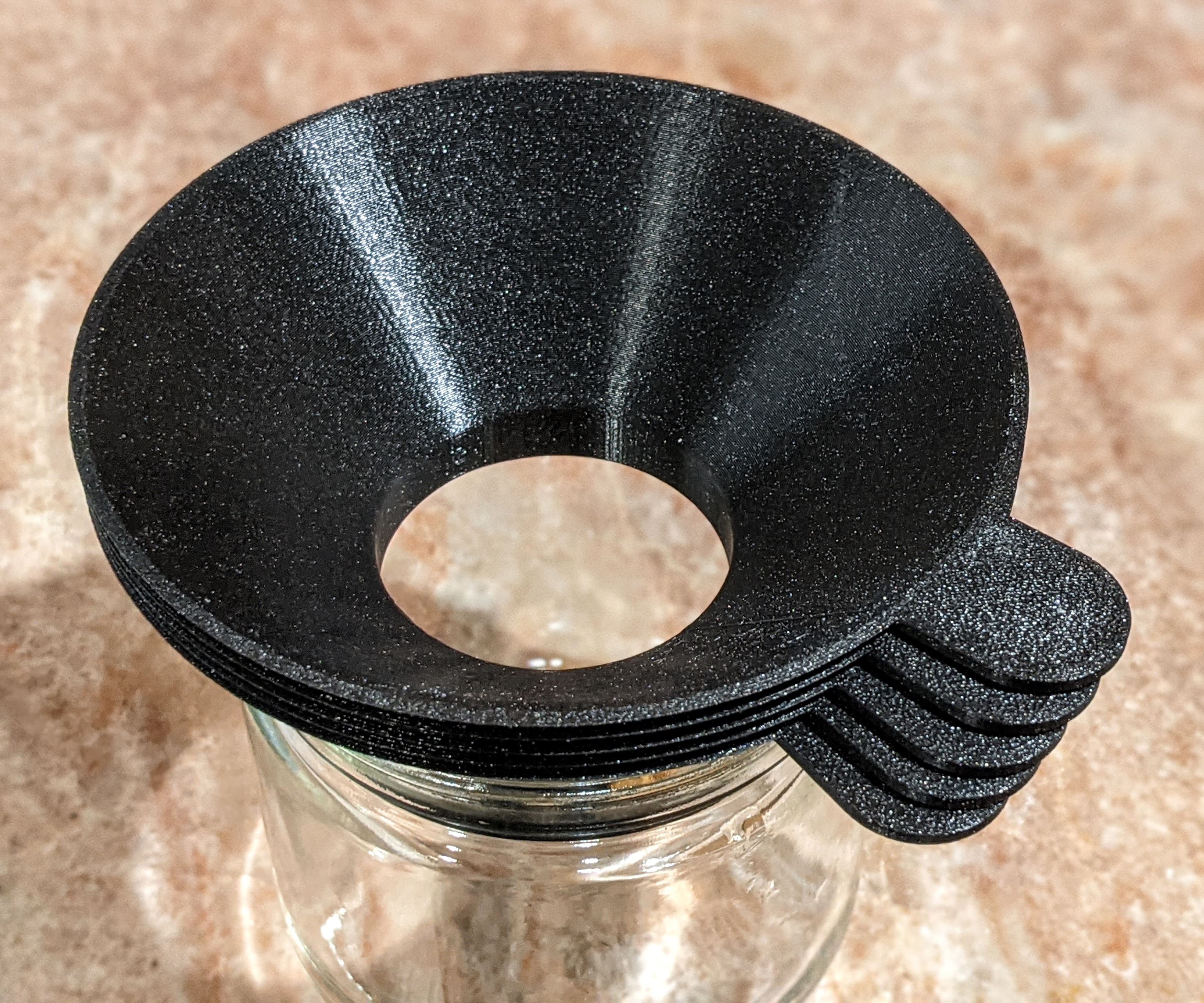 Wide Mouth Jar Nesting Funnels by Raybo | Download free STL model ...