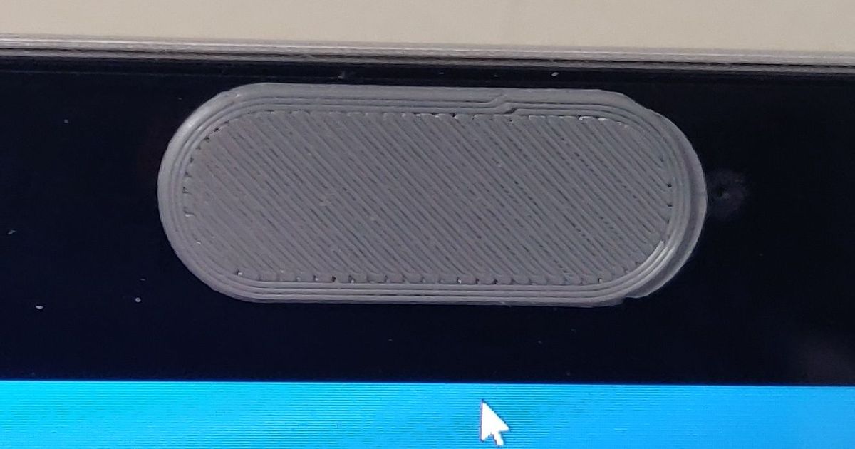 Privacy Shutter for Laptop or tablet by rb | Download free STL model ...