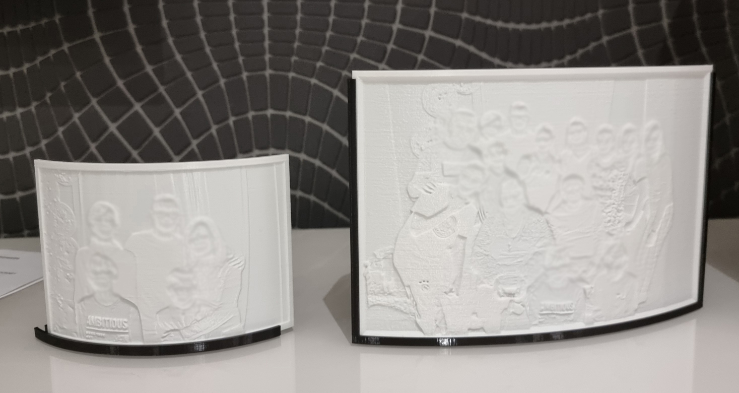 Lithophane Frame / Stand curved / Box Closed by Cedric | Download free ...