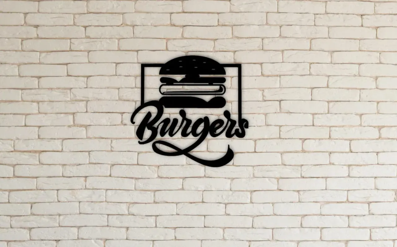 Burger Wall Art by GCodePrintr | Download free STL model | Printables.com