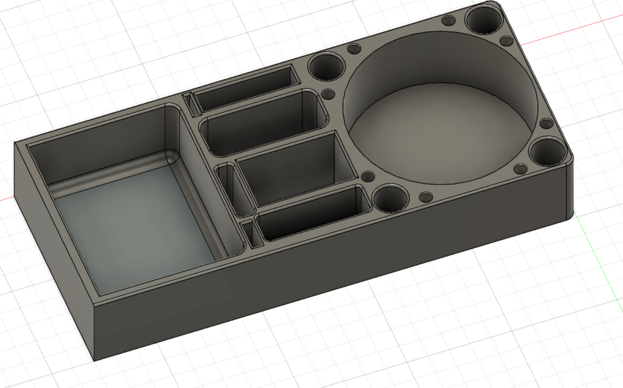 Desk Organiser by 3dprintree | Download free STL model | Printables.com