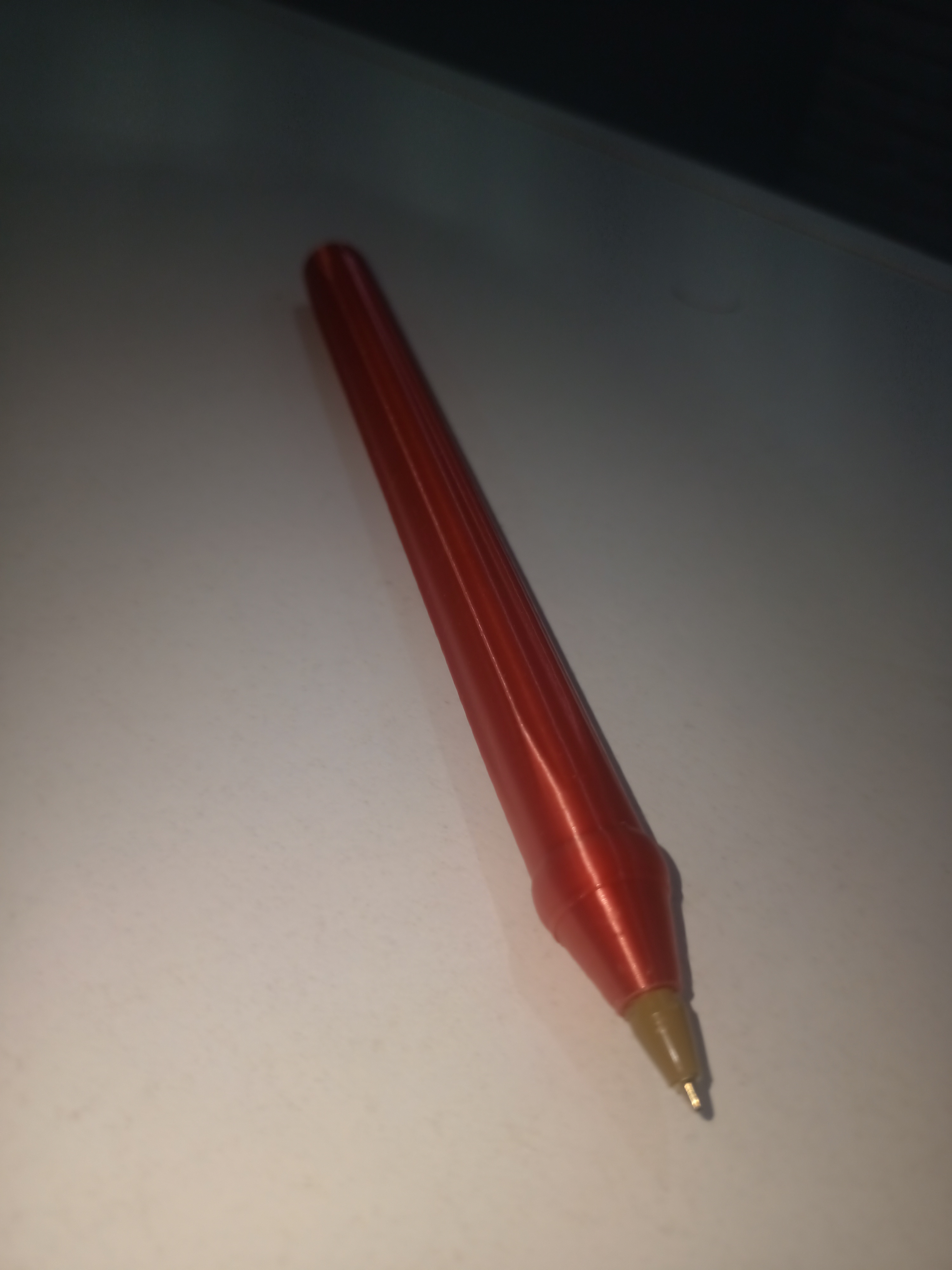 Pen with grooved grip (BIC) by PiotrRago | Download free STL model ...