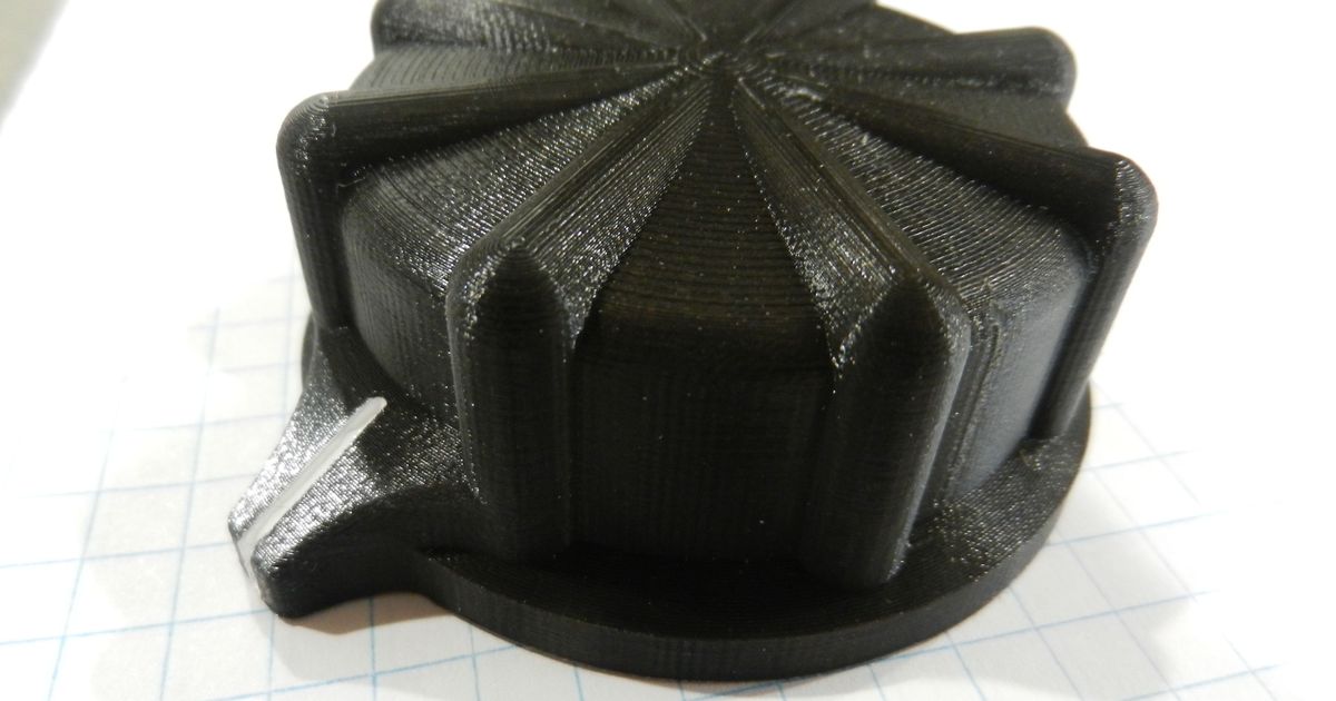 Large Vintage Knob by GerryPB | Download free STL model | Printables.com