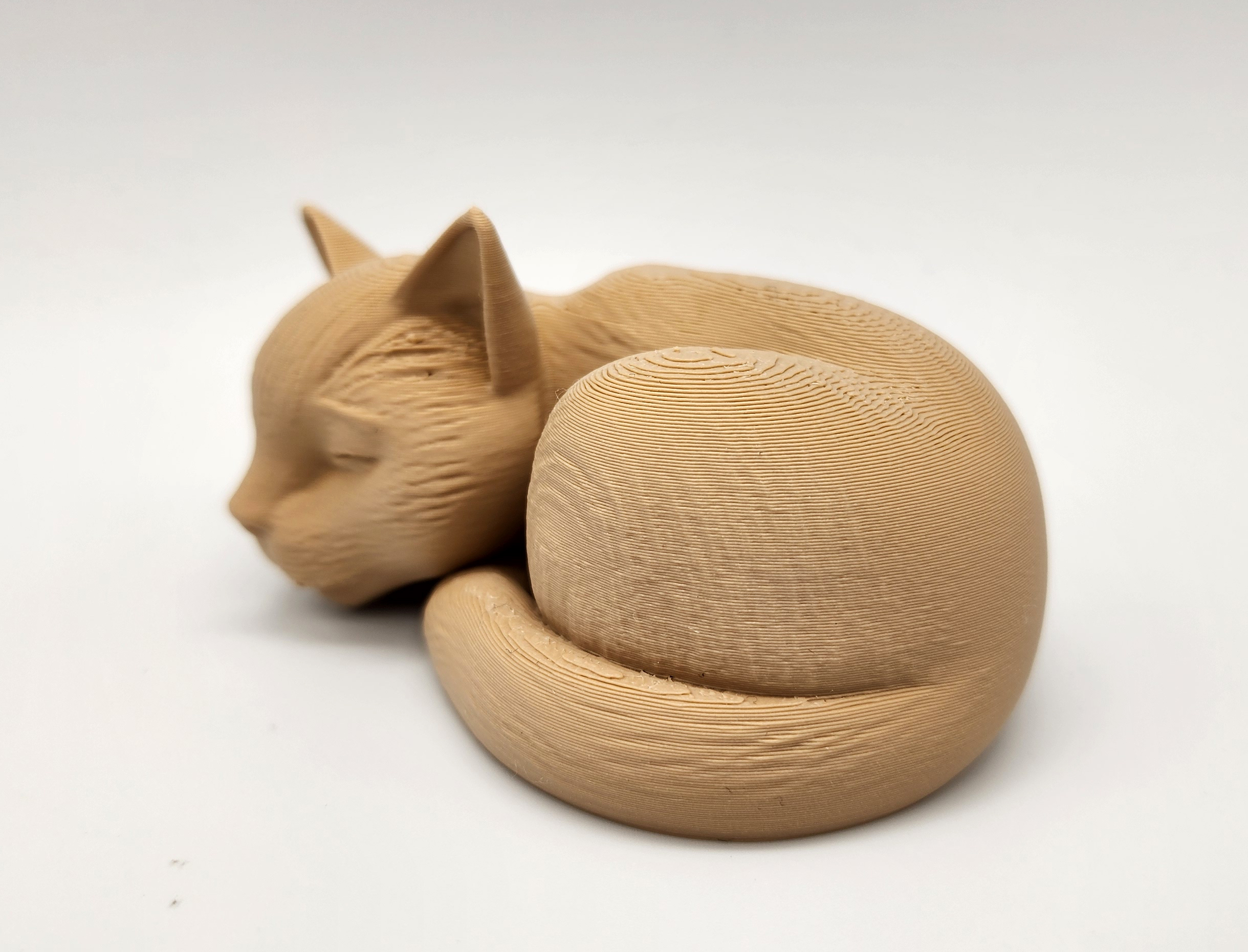Sleeping Cat by Triple G Workshop | Download free STL model ...