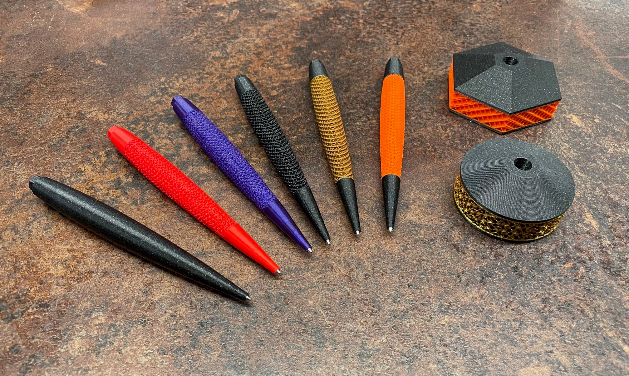 Pen Gyroid + Cubic with Holder - Kugelschreiber Gyroid + Kubisch mit ...