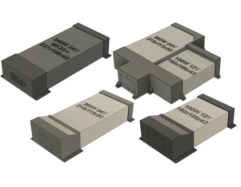 Power Supply Mount Brackets por gravity | Descargar modelo STL gratuito ...