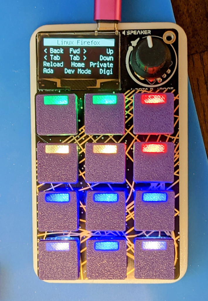 Adafruit MacroPad Keycaps von jepler | Kostenloses STL-Modell ...