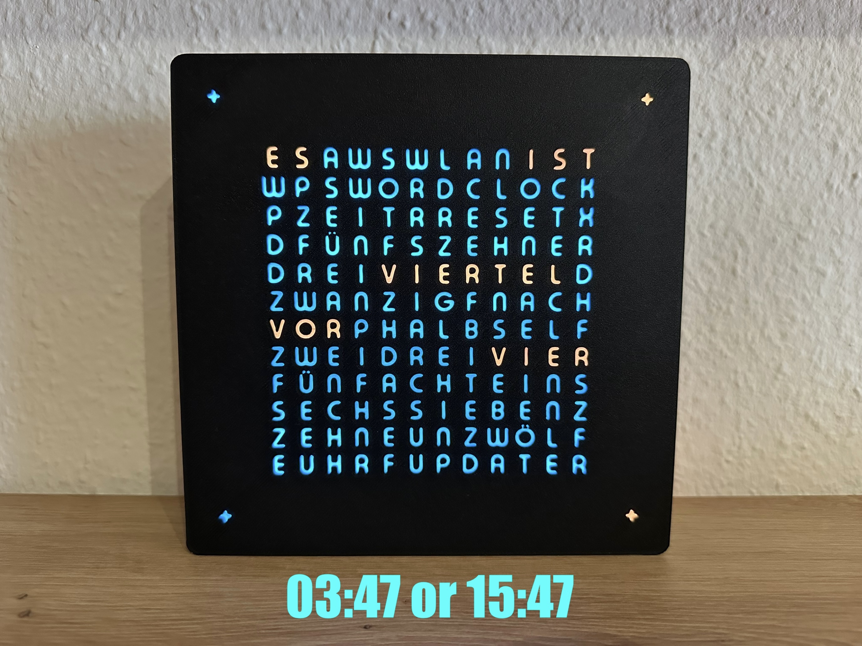 WordClock 14x14 Classic - 2025 by AWSW | Download free STL model ...
