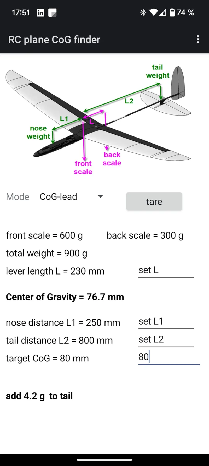 RC plane Center of Gravity finder (automatic) by freedom2000 | Download ...