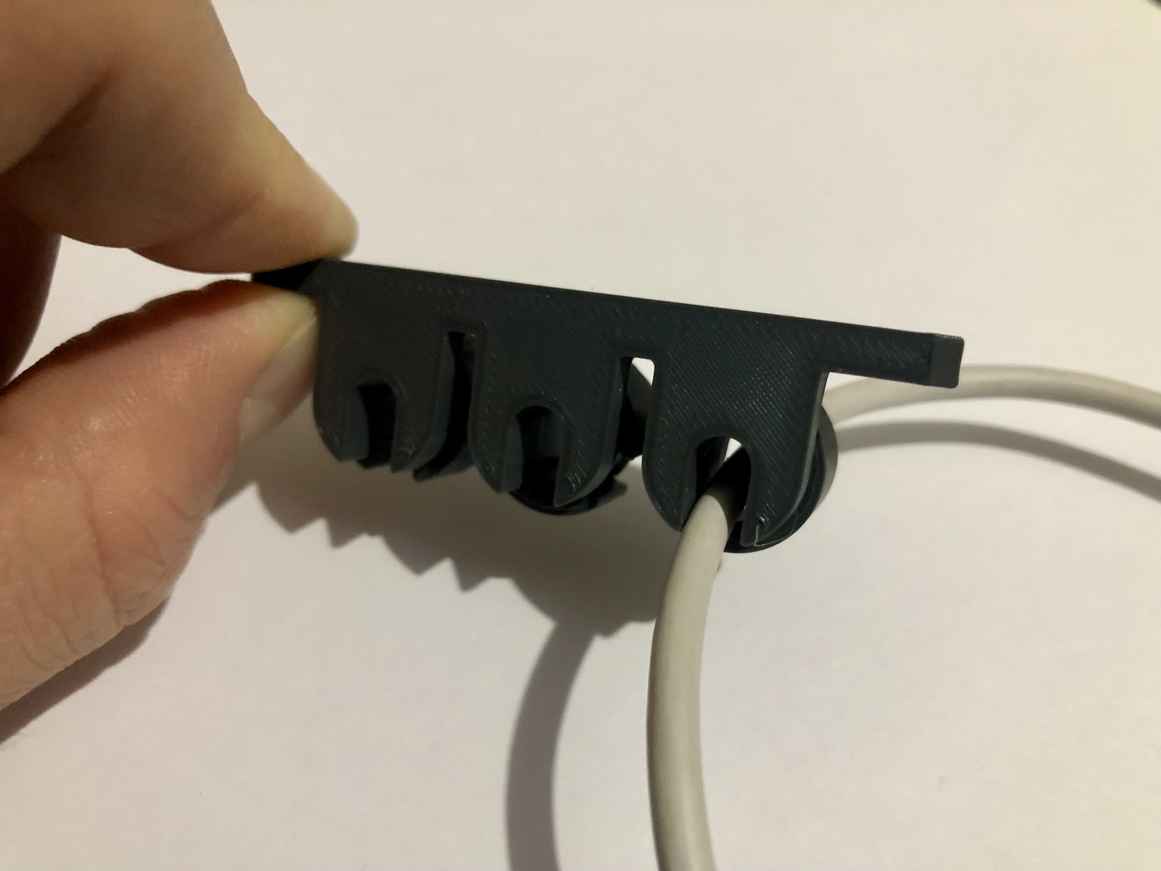 print in place cable holder/organiser (with fusion parametric file) by ...