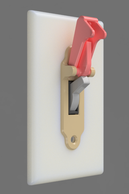 Missile Light Switch Cover by kitlaan | Download free STL model ...