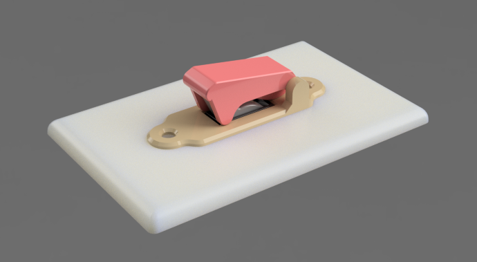 Missile Light Switch Cover by kitlaan | Download free STL model ...