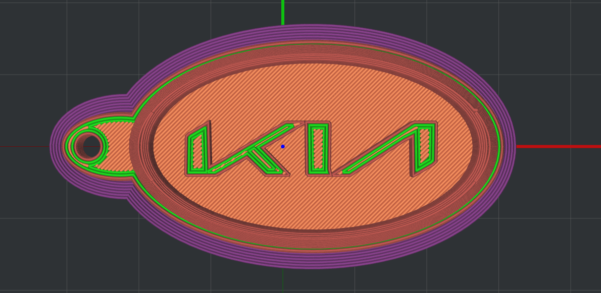 Kia Key Chain (new logo) by Peter Broeders | Download free STL model ...