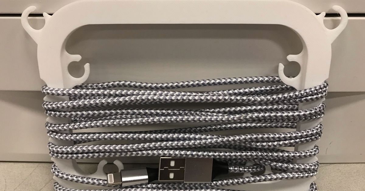 Cable Label by Jam | Download free STL model | Printables.com