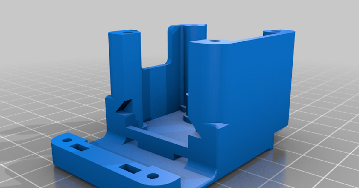 Notched X Axis Limit Switch Cover with Cable Guide by MarMed | Download ...