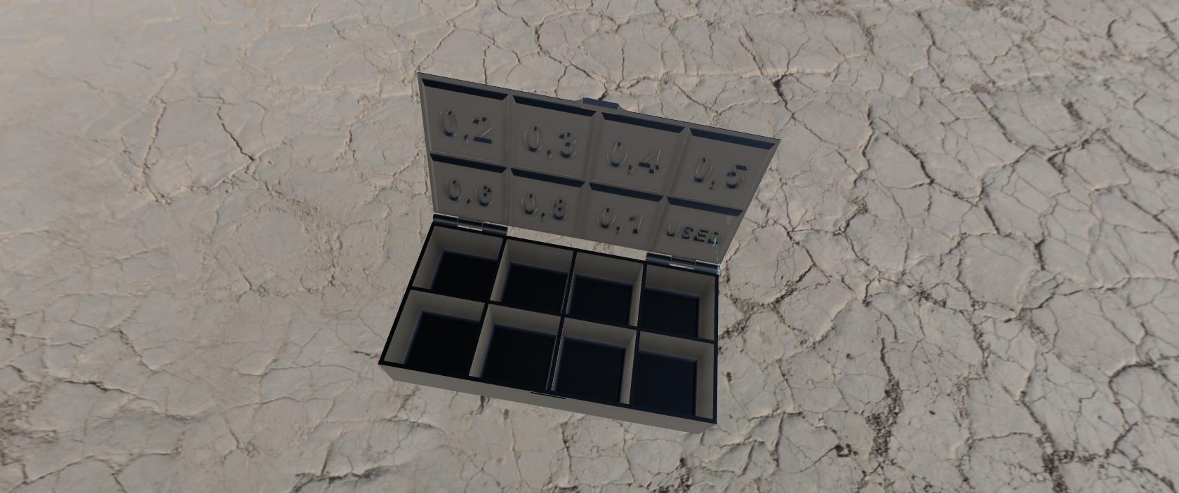 nozzle storage box 0,1 - 0,8mm by 3D TISK | Download free STL model ...