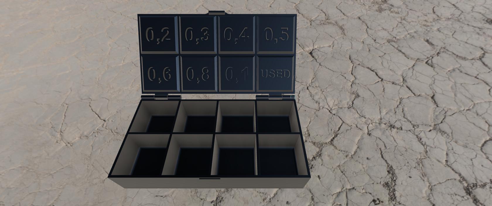 nozzle storage box 0,1 - 0,8mm by 3D TISK | Download free STL model ...