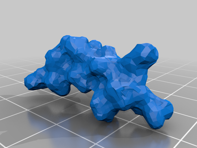 An alpha helix from Hemoglobin as surface by Marius Mihasan | Download ...