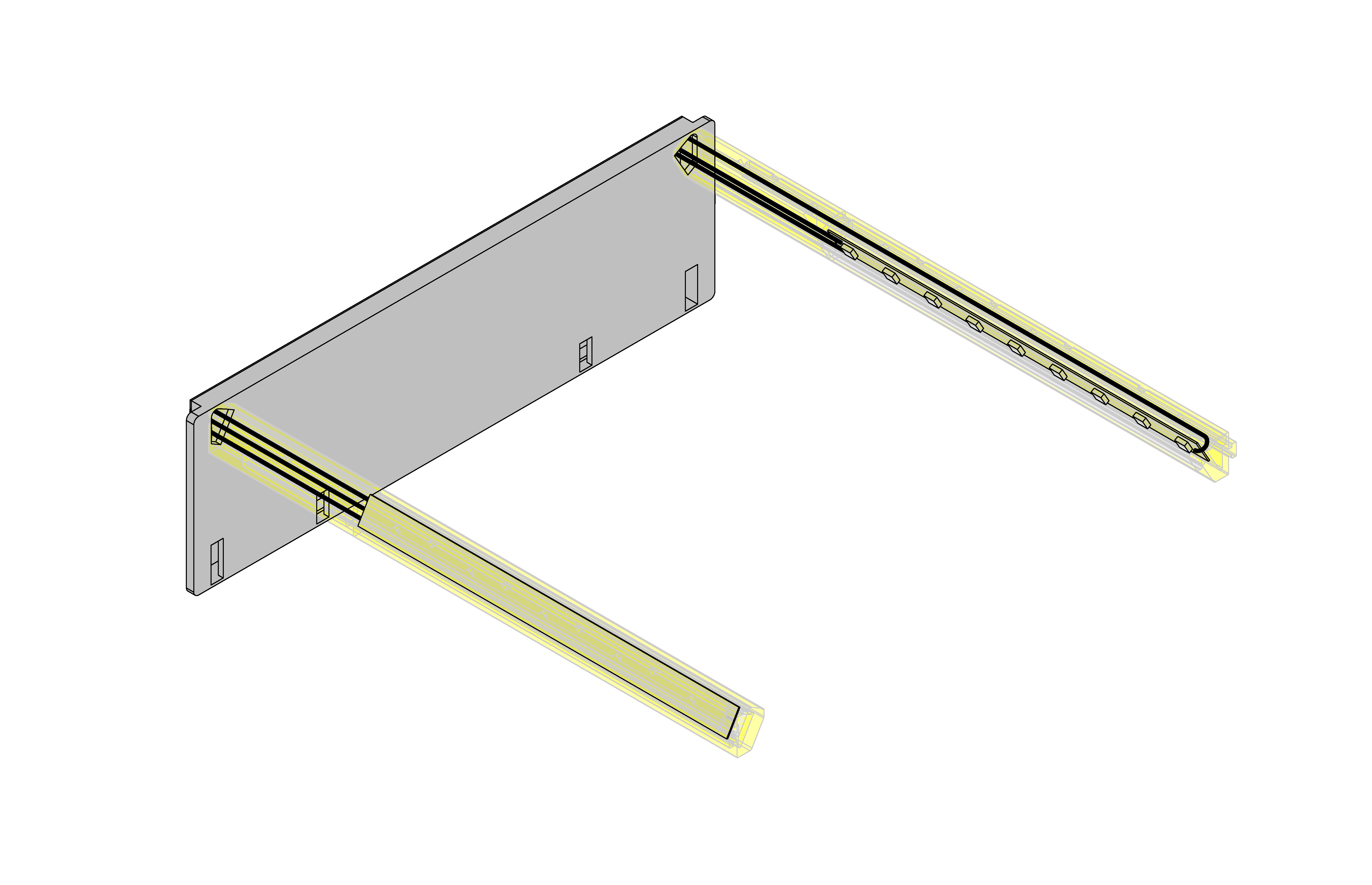 Voron 0 LED bar with hiden cables by Coarse | Download free STL model ...