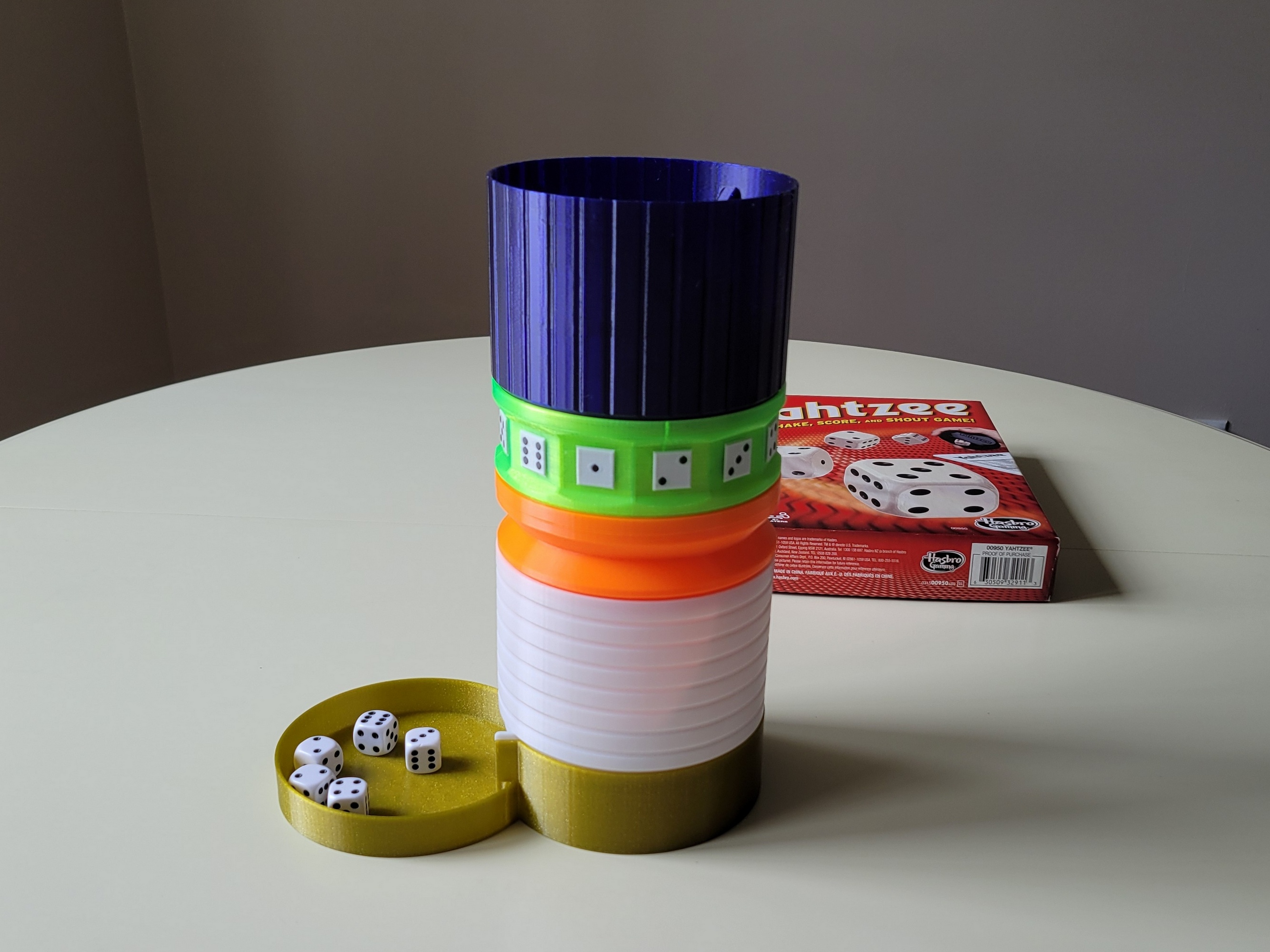 Dice Tumbler Tower by Phil Caruso | Download free STL model ...