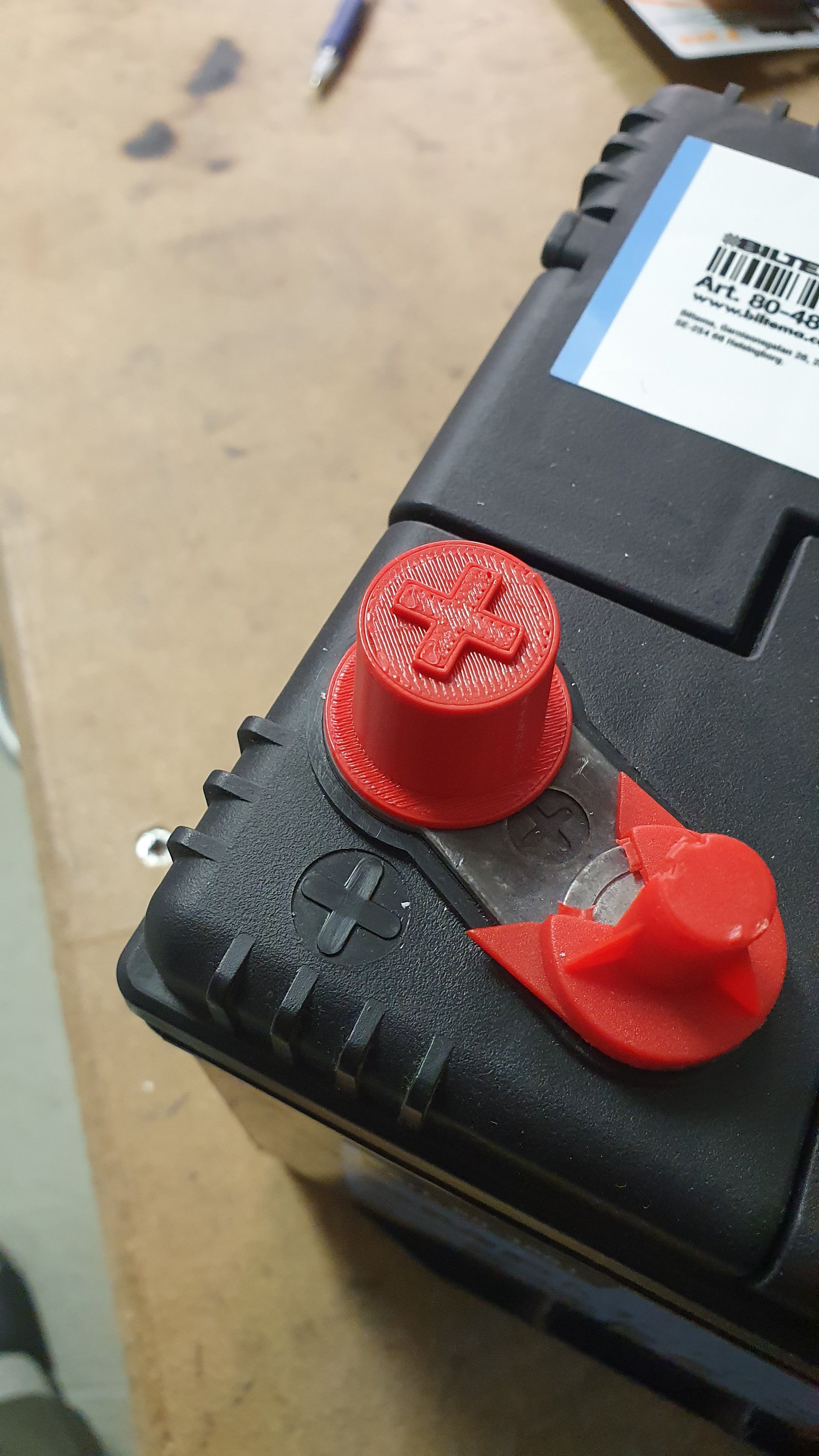 Pole protection for car batteries by Brodde | Download free STL model ...