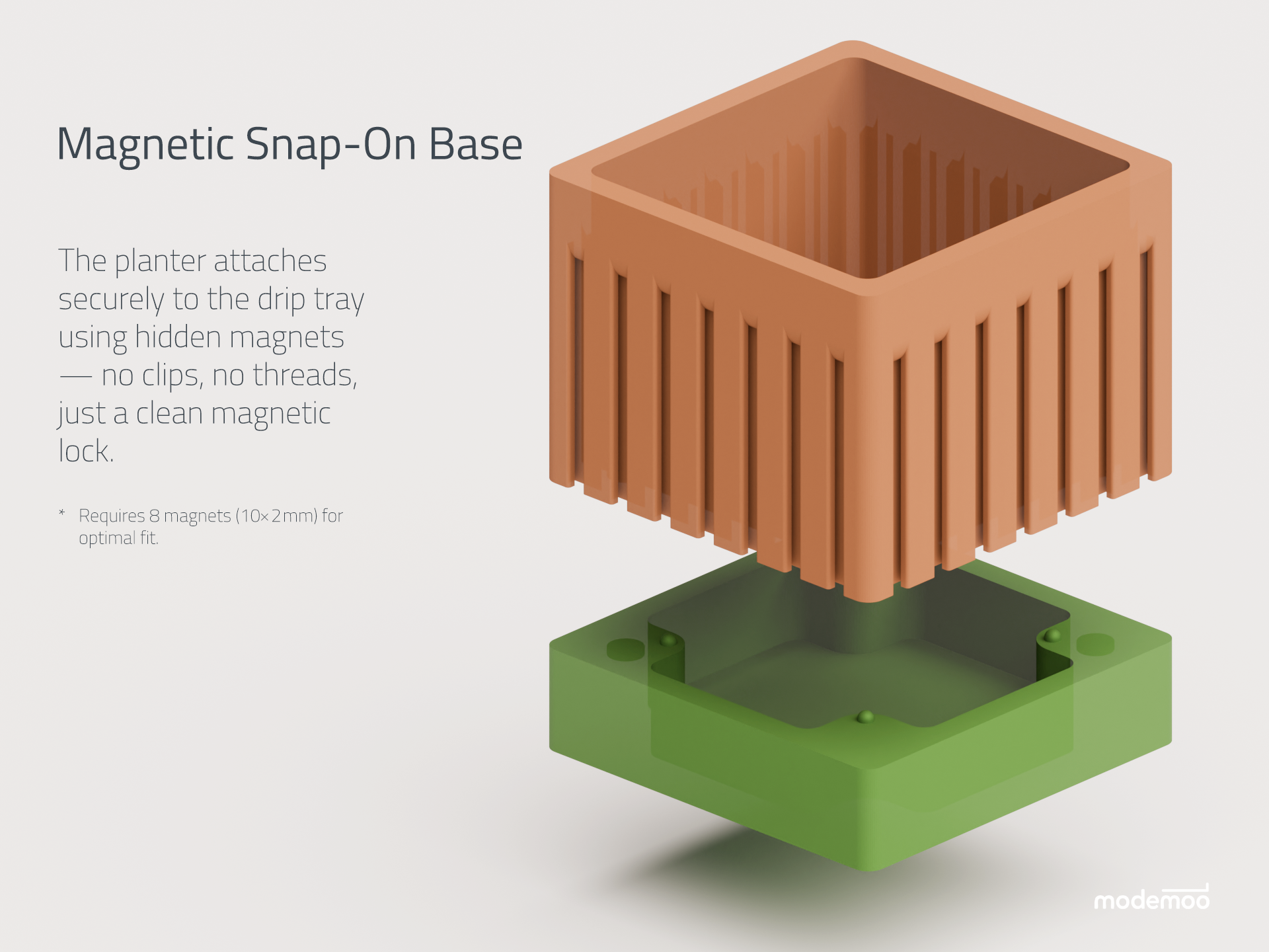 Stack & Snap Planter by emadgaidi | Download free STL model ...