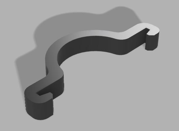 Cable Clip for 3D Printer Rack by mbrowwwn | Download free STL model ...